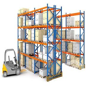 China Custom Depth Material Handling Storage Rack System / Selective Pallet Rack for sale