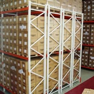 China Four Rows Cold Steel Storage Shelving Racks For Factory Warehouse for sale