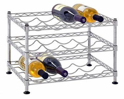 China Classics Stackable Storage Holder Metal Wire Shelving Bar Display Stand Vintage for sale