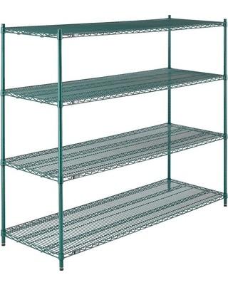 China 4 Tier Shelf Storage Rack Organizer Steel Wire Shelving For Mushrooms Growth for sale