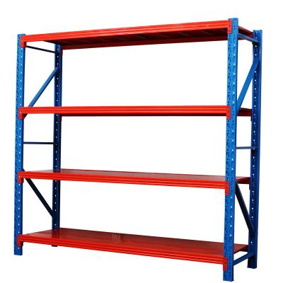 China Bearing 500kg Metal Pallet Racking / Industrial Metal Shelving For Supermarket for sale