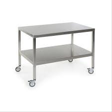 China Customized Commercial Wire Shelving , Restaurant Hygienic Counter Top and Food Prepare Stainless Steel Work Tables for sale