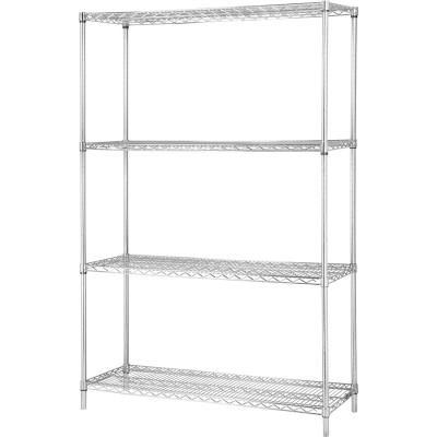 China Metal Kitchen Pantry Storage Shelves Multilayer With Adjustable Horizontal Feet for sale