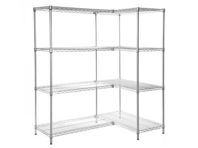 China Commercial Heavy Duty Storage Shelving Chrome Adjustable Add kit Rack Unit for sale