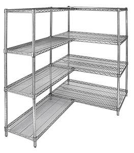 China Merchandise Storage Large Capacity Chrome Shelving Unit  For Convenience Stores for sale