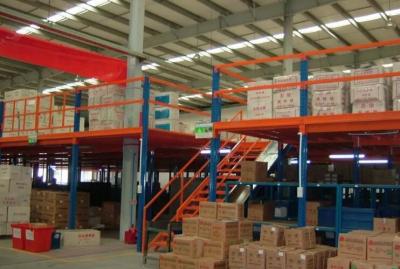China Steel Industrial Storage Racks Heavy Duty Mezzanine For Goods Fixed Mobility for sale
