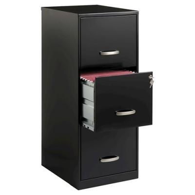 China Movable Pedestal 3 Drawer Metal Filing Cabinet / Metal Document Cabinet for sale