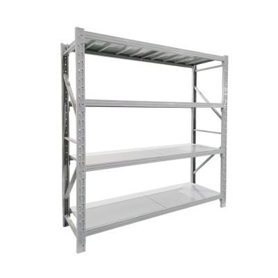 China 2000mm Height Light Shelving Systems Grey White For Small Garment Accessories for sale