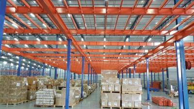 China Orange Beam Heavy Duty Storage Racks  , Custom Steel Mezzanine Platform for sale