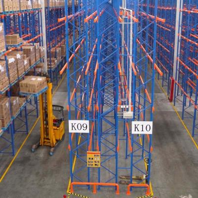 China Double Deep Warehouse Pallet Racking Systems / Steel Pallet Shelf for sale