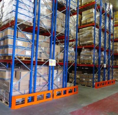China Four Pallets Heavy Duty Storage Racks / Metal Warehouse Shelving For Tobacco Industry for sale