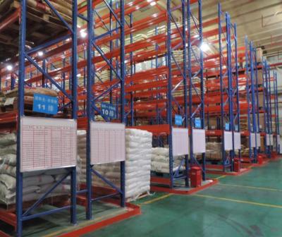 China Flour Heavy Duty Storage Racks 1000kg Per Layer / Metal Pallet Shelving for sale