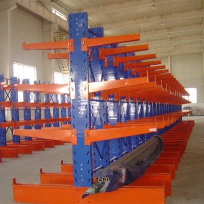 China Large Heavy Duty Storage Racks / Industrial Cantilever Racks Loading 500 Kg Per Arm for sale