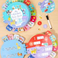 China Montessori Alphabet Quiet Book BM-8.5 Educational Toy with 88 PCS Carton and 21.5KG Packing Weight for sale