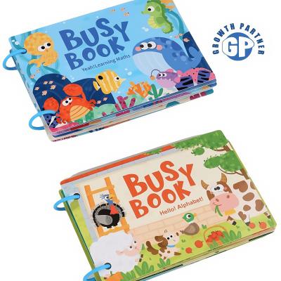 China Montessori Sensory Busy Book YF-4.5 - 47×37×35 cm Educational Toy with Alphabet Animal Learning Activities for sale