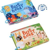 China Montessori Sensory Busy Book YF-4.5 - 47×37×35 cm Educational Toy with Alphabet Animal Learning Activities for sale
