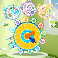 China JX-7.5 Montessori Digital Clock Quiet Book 48.5×39.5×46cm Educational Toy for Toddlers Preschool Learning Activities for sale