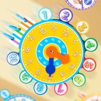 China JX-7.5 Montessori Digital Clock Quiet Book 48.5×39.5×46cm Educational Toy for Toddlers Preschool Learning Activities for sale
