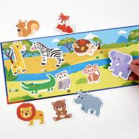 China DQ-4.6 Early Education Magnetic Puzzle Book with Multiple Scenes - 38.5×38.5×25.5cm Carton Packaging for sale