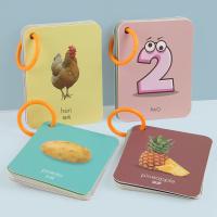 China Custom Printing Children's Learning Flash Cards - 60 PCS per Carton, 57.5×29.5×43.5cm Packaging for sale