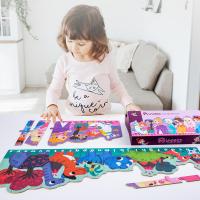 China Enlightenment 26 Letters Striped Puzzles - 48 PCS Carton Educational Toys with 54.5×36.5×42.5cm Packaging for sale