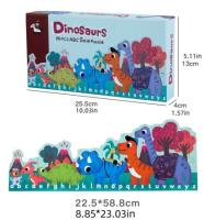 China Enlightenment 26 Letters Striped Puzzles - 48 PCS Carton Educational Toys with 54.5×36.5×42.5cm Packaging for sale