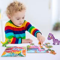 China Montessori 24-Piece Carton Jigsaw Puzzles - Early Educational Toys for Kids with 57×58×56.5 cm Packaging for sale