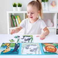 China DQ-5.3 3-in-1 Magnetic Puzzle Book Educational Toy for Kids - 38.5×38.5×25.5cm Carton Packaging for sale