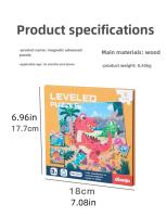 China DQ-5.3 3-in-1 Magnetic Puzzle Book Educational Toy for Kids - 38.5×38.5×25.5cm Carton Packaging for sale