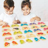 China HBE-20 Butterfly Letter Puzzle Wooden Educational Toy - 59.5×40×51 cm Packing Size, 25 kg Weight for sale