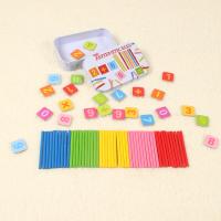 China Wooden Counting Sticks Montessori Math Toy BM-3.8 with 180 PCS per Carton and 47.5×27.5×60.5 CM Packaging for sale