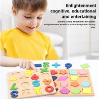 China Educational Wooden Alphabet Puzzle with 26 Letters & Numbers - 22x22x2 cm Pegged Board for Early Learning for sale