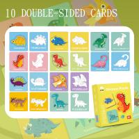 China Dinosaur Educational Puzzle Toy 4-Piece Set with Drawing Board - Montessori Learning Game for Kids 39x31x40cm for sale