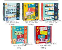 China BM-10 Educational Wooden Letters & Traffic Cognition Matching Puzzle - 44×36×44 cm Carton, 24 PCS for sale