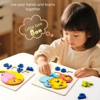 China KA-3.8 3D Animal Traffic Jigsaw Puzzle Wooden Educational Toy 39×35×34.5cm Carton 120 PCS for sale