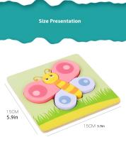 China Custom Kids Wooden 3D Puzzle Toys - 200 PCS Carton, 62.5x32.5x30.5cm Packaging Size for sale