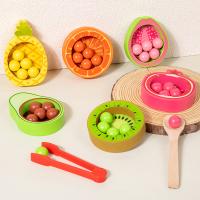 China Wooden Fruit Color Matching Bead Game Educational Toy - 24 PCS Carton, 15.5kg Packing Weight for sale