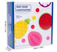 China Wooden Fruit Color Matching Bead Game Educational Toy - 24 PCS Carton, 15.5kg Packing Weight for sale