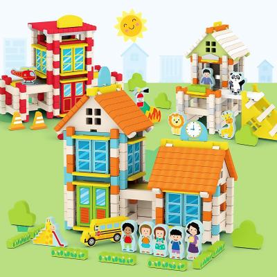 China MZL-34.5 Mortise and Tenon Building Blocks Educational Toy - 53×44×45 cm Carton, 36 Pieces per Pack for sale