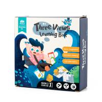 China XM-19 Three-view Observation Box Educational Building Blocks 44x34x49.5cm for Spatial Thinking Training for sale
