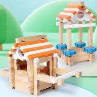 China MMM-16.5 Monolithic Tenon Building Blocks 57.5×41.5×41.5cm Educational Engineering Training Toy for sale