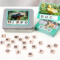 China BTE-9.5 Kids Alphabet Phonics Games Learning Set with 80 PCS Magnetic Letters and CVC Word Flash Cards for Toddlers for sale