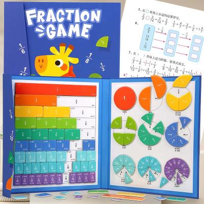 China Giraffe Score Plate Magnetic Fraction Learning Math Toy YF-9.2 - 47.5×36.5×21cm Montessori Educational Aid for sale