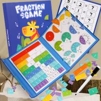 China Giraffe Score Plate Magnetic Fraction Learning Math Toy YF-9.2 - 47.5×36.5×21cm Montessori Educational Aid for sale