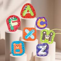China MZM-12 Double Sided Sewing Cards with Animal Letters - 80 PCS per Carton, 22.5KG Packing Weight for sale