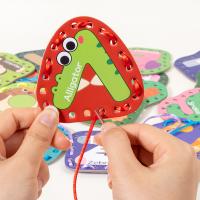 China MZM-12 Double Sided Sewing Cards with Animal Letters - 80 PCS per Carton, 22.5KG Packing Weight for sale