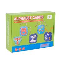 China MZM-12 Double Sided Sewing Cards with Animal Letters - 80 PCS per Carton, 22.5KG Packing Weight for sale