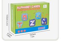 China MZM-12 Double Sided Sewing Cards with Animal Letters - 80 PCS per Carton, 22.5KG Packing Weight for sale