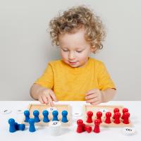 China CLX-15 Ten-Frame Formation Digital Addition Subtraction Cards - CPC CE EN71 Certified Preschool Math Teaching Aids with 2-Piece MOQ for sale