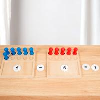 China CLX-15 Ten-Frame Formation Digital Addition Subtraction Cards - CPC CE EN71 Certified Preschool Math Teaching Aids with 2-Piece MOQ for sale